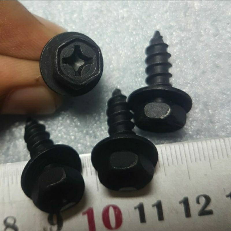 Mud Fender Rubber Screw Bolts, Hilux,Innova, Fortuner,Pajero,Alphard ...