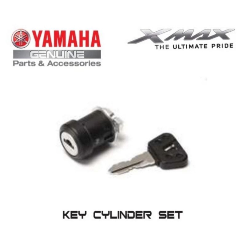 KEY CYLINDER SET B (1PCE) std For TOP CASE 39L 50L XMAX 250 / 300 MOGE ...