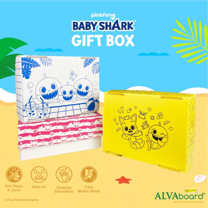 Pinkfong Baby Shark Gift Box / Cardboard Gift Box | Shopee Malaysia