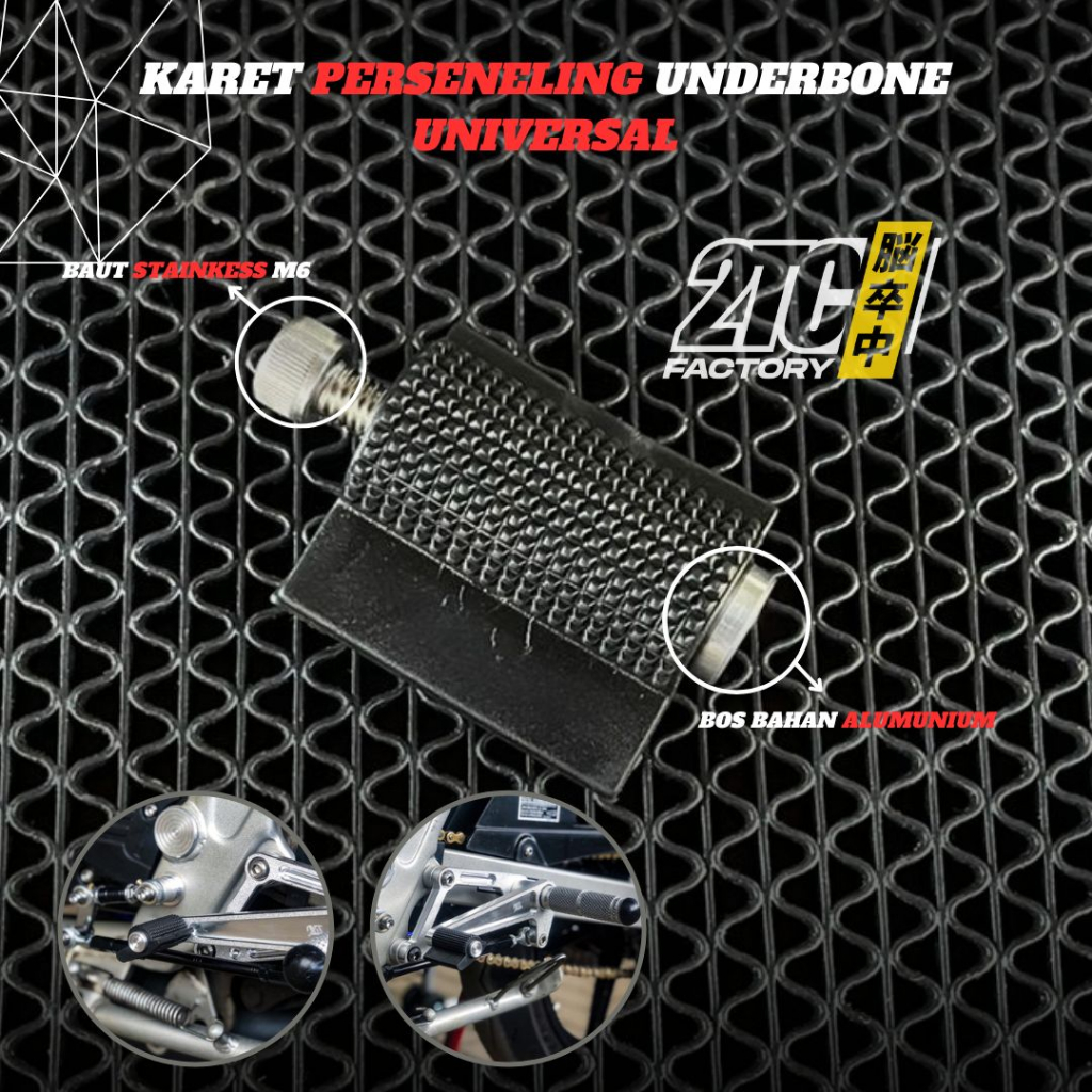 Ninja Quote Rubber Shoe Safety Roller UNDERBONE UNIVERSAL Bolt M6 | Shopee Malaysia