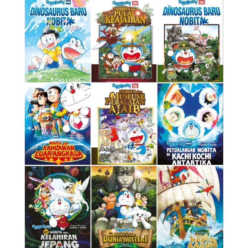 (Elex Media) (Original, Seal) Doraemon Story Comics; Doraemon Movie New ...