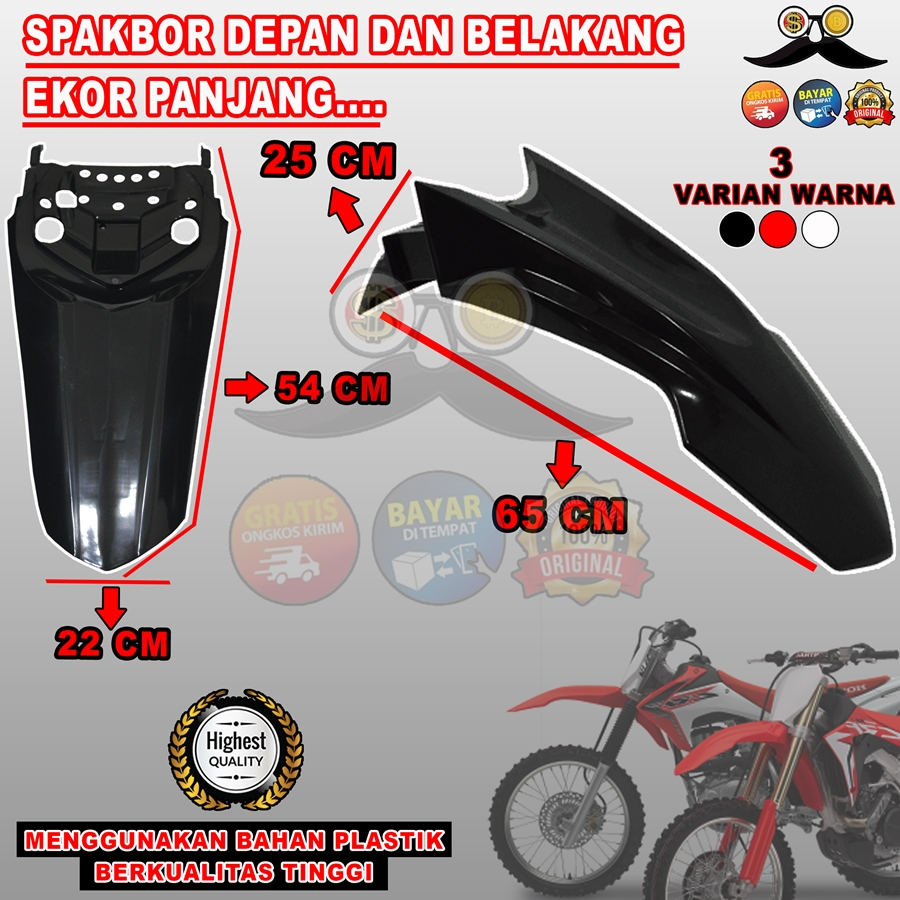 Fender SET Front Rear CRF 150 250 Motorcycle CROSS TRAIL HONDA ...