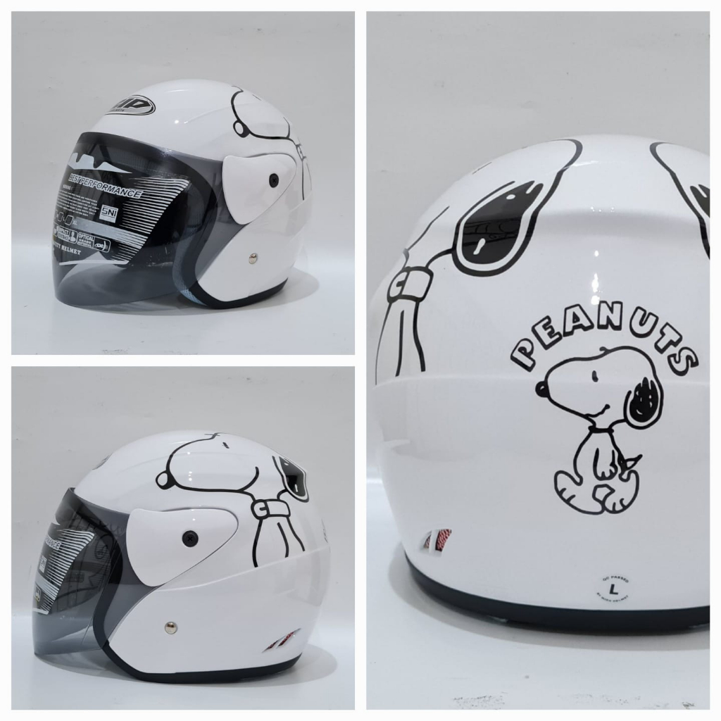 Original SNI Adult Teenage Helmet, size L evo, Snoopy hello kitty ...