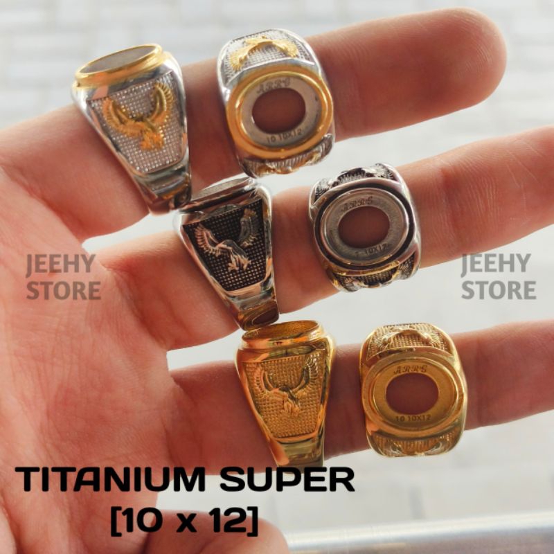 Super garuda titanium emban ring 10x12 | Shopee Malaysia