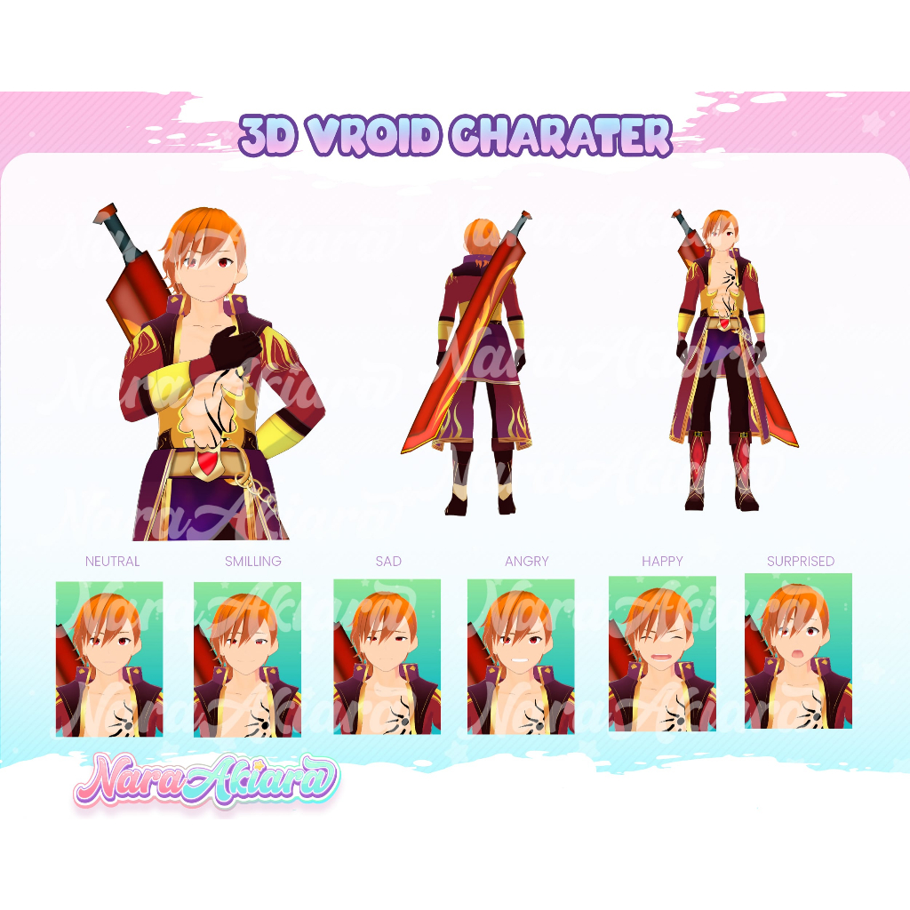 Your 3D Vroid Character Is Ready To Use Anime Lovers, 3D Vroid Anime ...