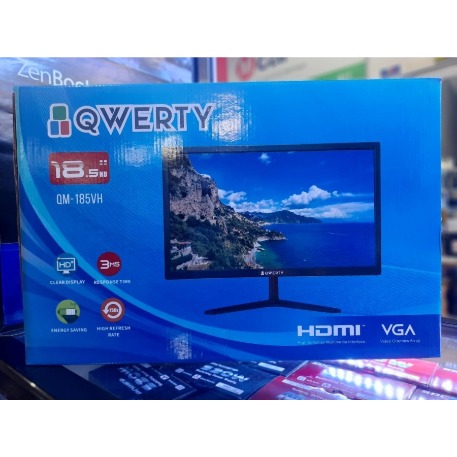 Monitor LED QWERTY 19 INCH HDMI + VGA HD 1440x900 | 1th WARRANTY ...
