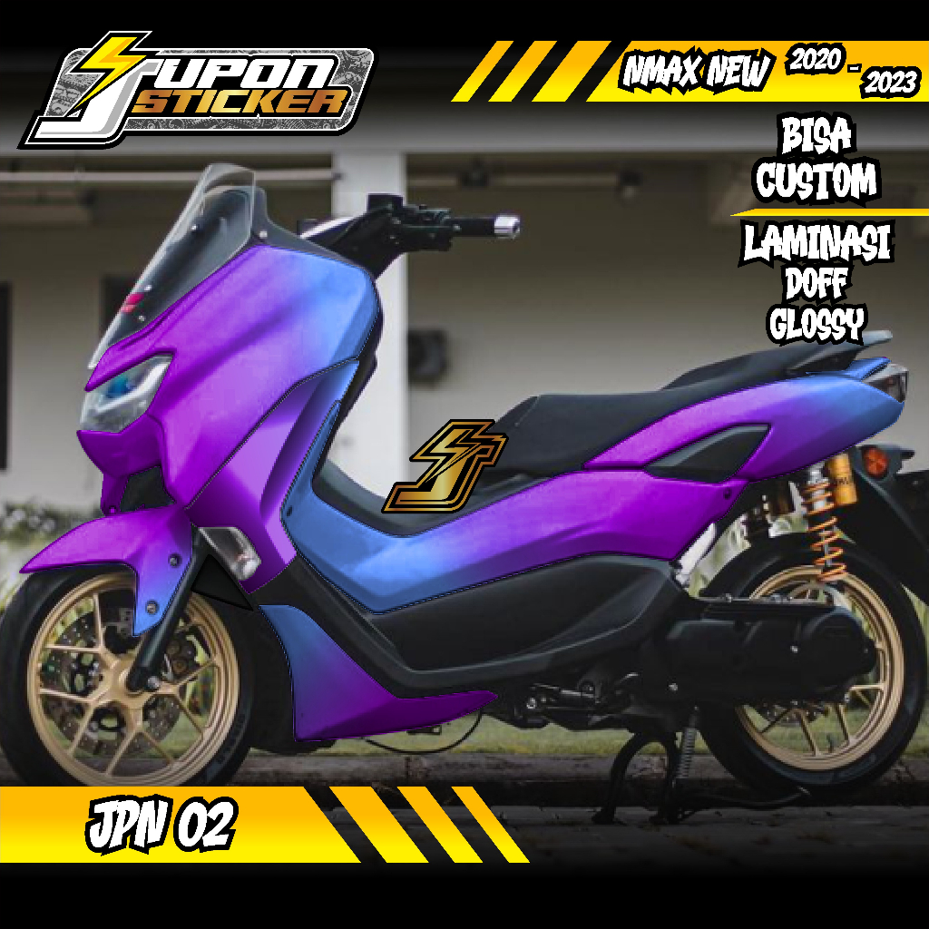 Jupon Sticker Decal Fullbody Yamaha NMAX 155 New VVA 2020 2021 2022 ...