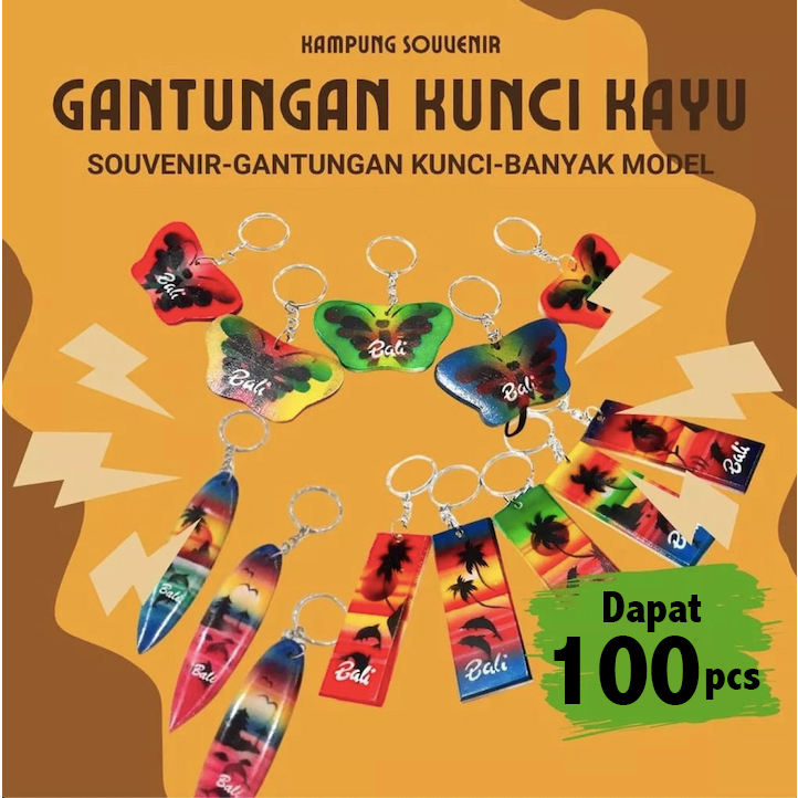 GANTUNGAN Balinese Keychains get 100pcs Suitable for Wedding Souvenirs ...