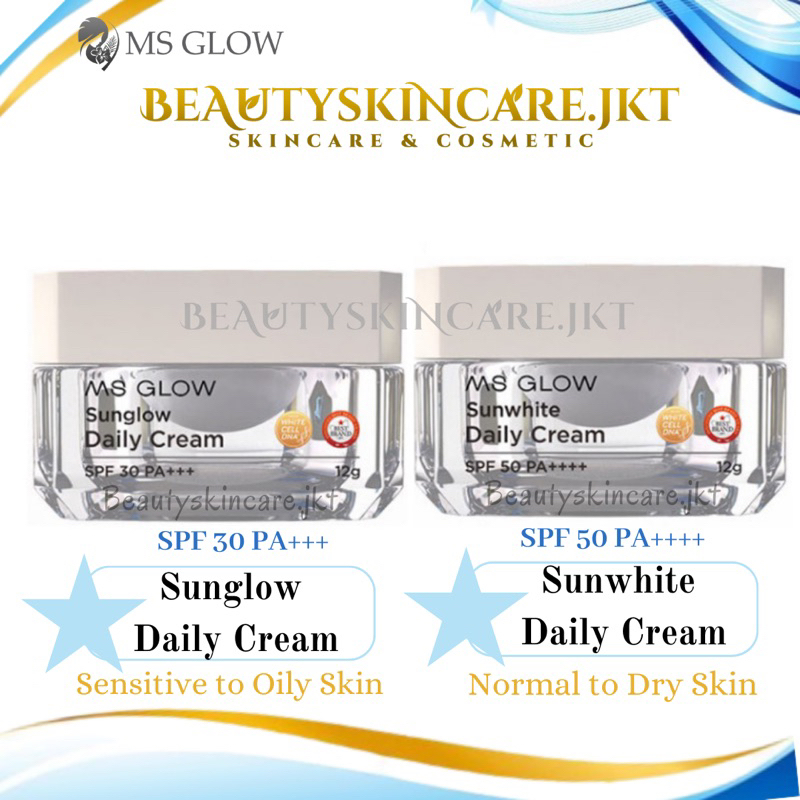 Ms Glow Sunglow SPF 30 PA+++ | Ms Glow Sunwhite SPF 50 PA++++ | Ms Glow ...