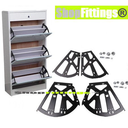 Swivel Hinge Shoe Rack Cupboard Bracket Flip Shoe Rack Hinge Tilt ...