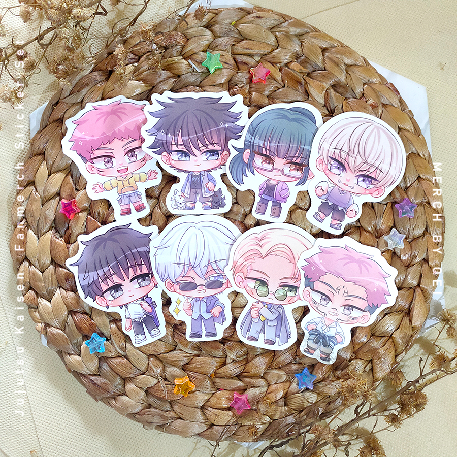 Jujutsu KAISEN STICKER Fan Merchandise by Merch by Qei: Gojo Satoru ...