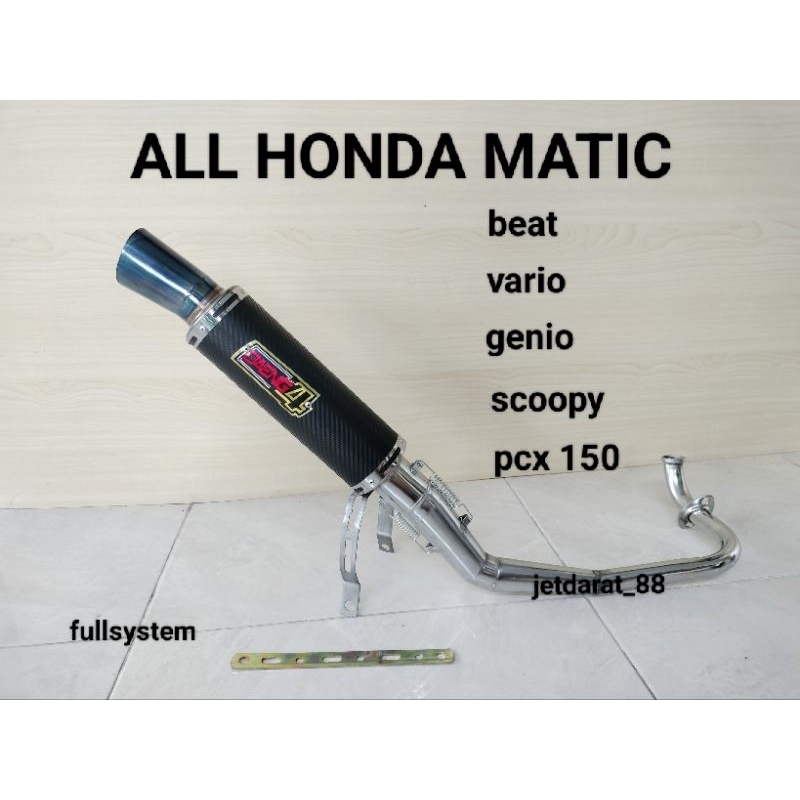 DAENG SAI4 CARBON racing exhaust for HONDA/ALL HONDA matic automatic ...