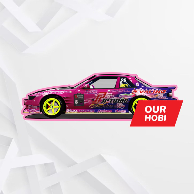 Nissan S13 D1GP Miki Takagi Car Drift Sticker | Shopee Malaysia