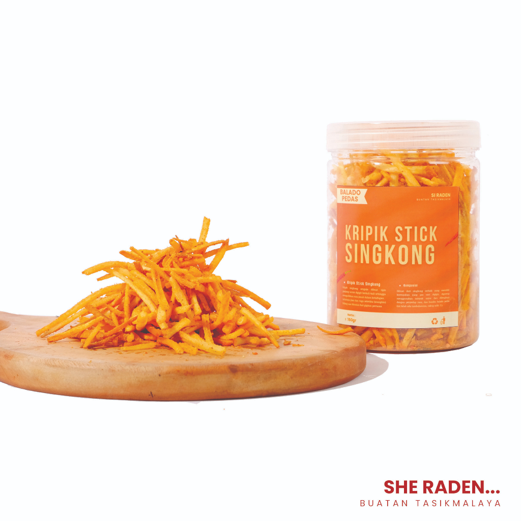 She Raden - Super Crispy Cassava Stick Chips 150 grams | Shopee Malaysia