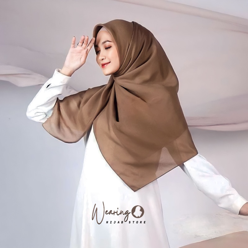 Hijab Square Paris jumbo Premium 125 x 125 Cm | Shopee Malaysia
