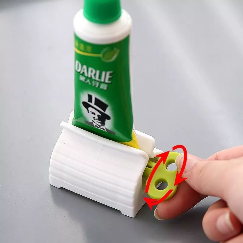 1 Pcs Roll Rotating Toothpaste Clamp Dispenser | Shopee Malaysia