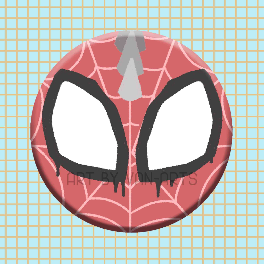 Spider-man Button Pin: Across the Spider-versa / Spiderman Into the ...