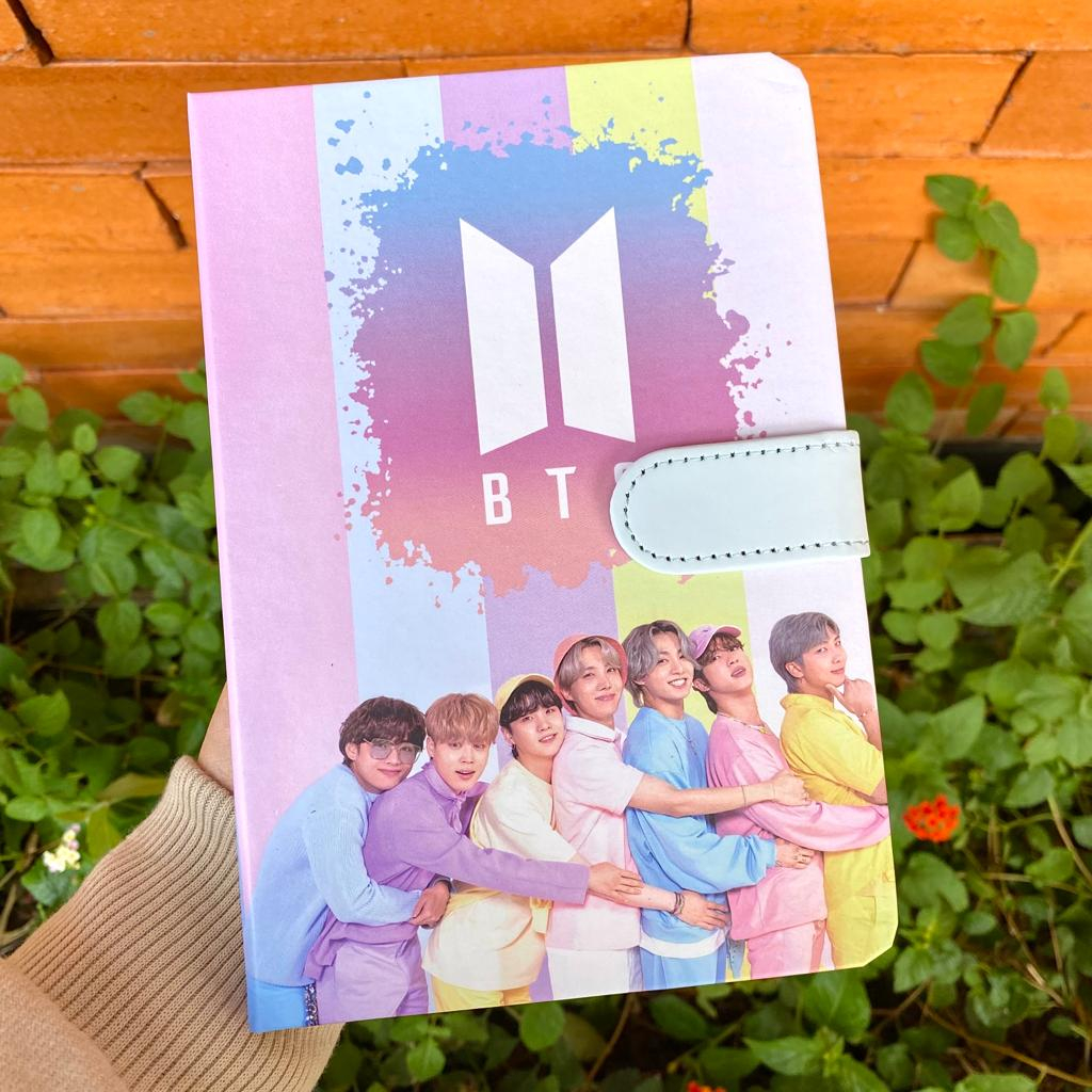 Notebook BTS KPOP IDOL BT21 Notebook A5 Magnetic Diary Army | Shopee ...