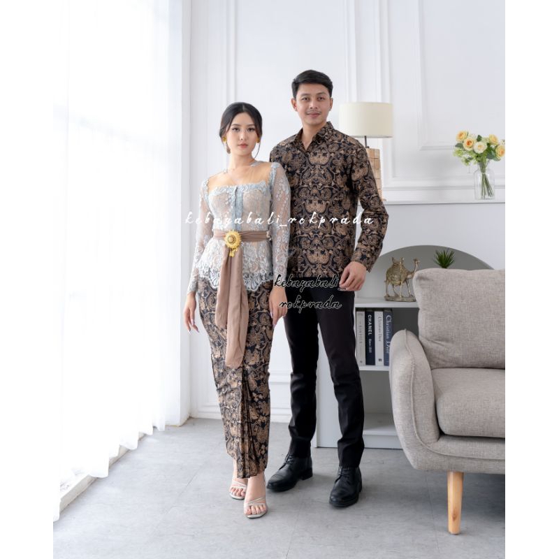 MODERN SARIMBIT KEBAYA MODIFICATION BATIK COUPLE | Shopee Malaysia