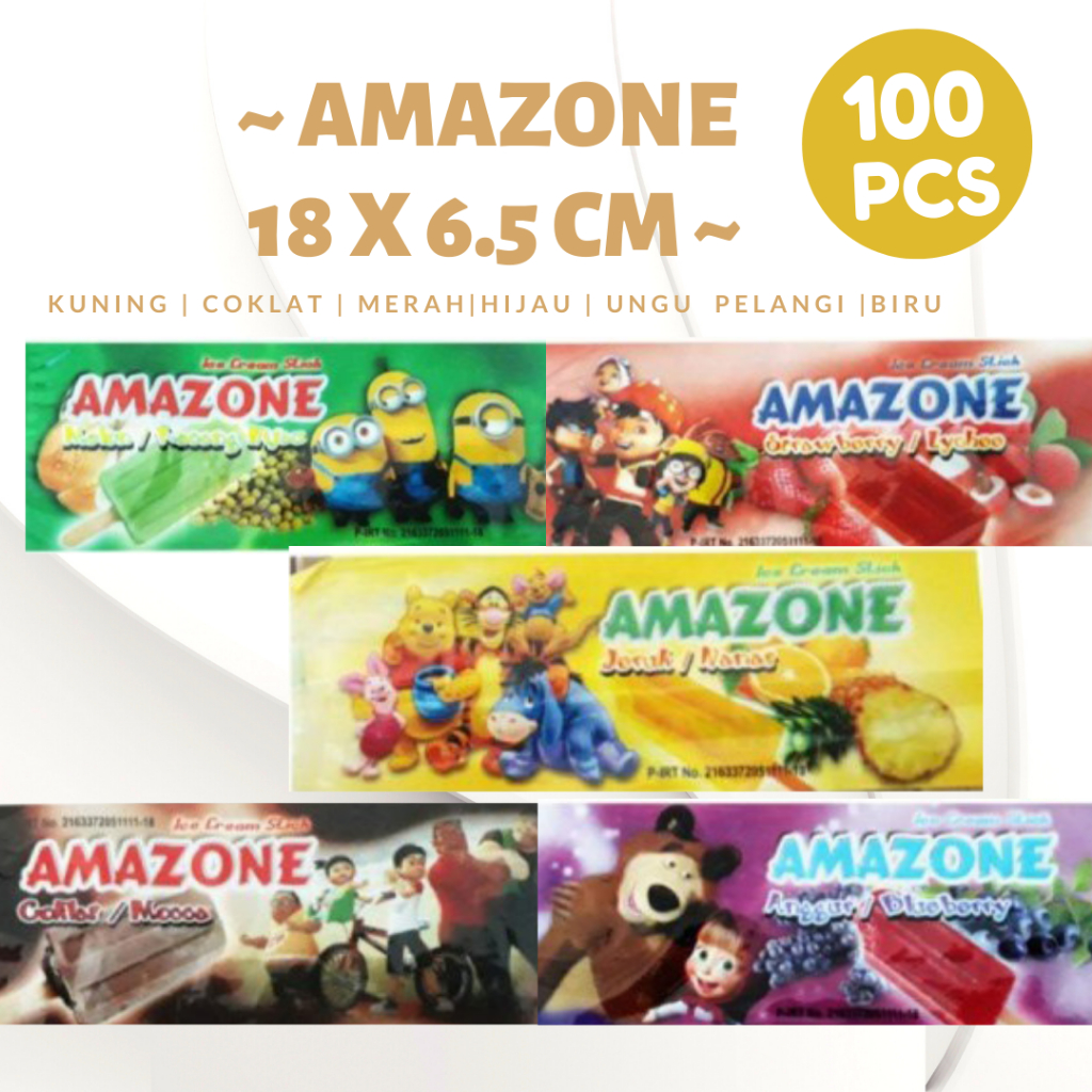 Plastic ICE LOLI STARS Plastic Ice Cream Wrappers / plastic prices for ...