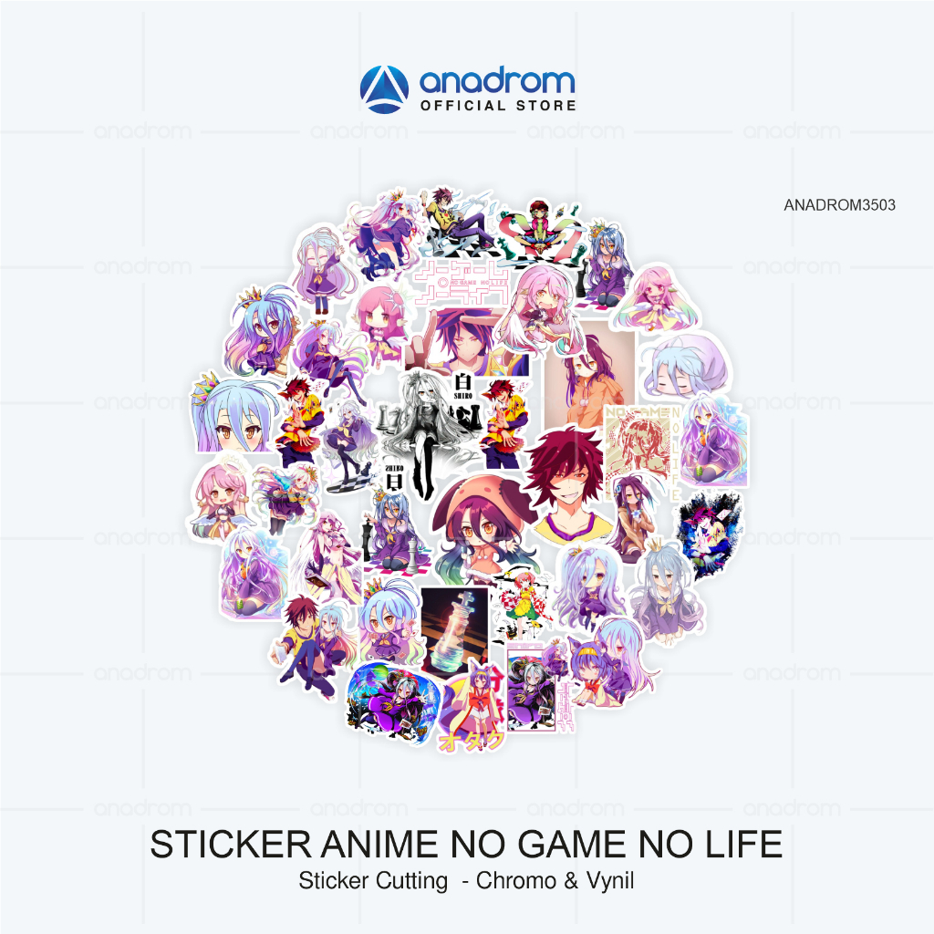 Sticker Anime No Game No Life | Anime & Aesthetic Stickers | Anadrom ...