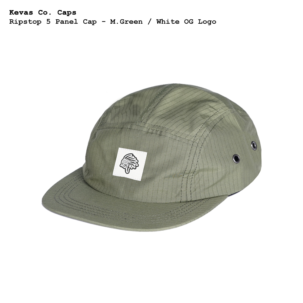 Kevas Ripstop 5 Panel Cap - Green w/ White OG Logo | Shopee Malaysia