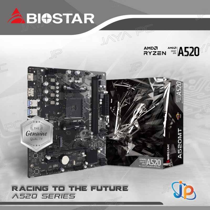 Motherboard BIOSTAR A520MT (AM4, AMD, A520, DDR4, USB3.2, SATA3 ...