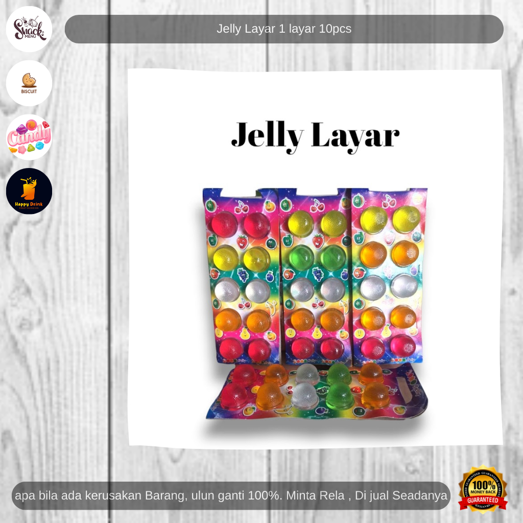 LAYAR Jelly Screen 1 Screen contains 10 pcs | Shopee Malaysia