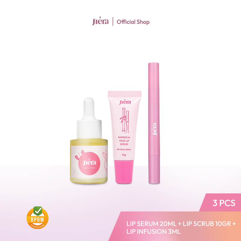Ready~jiera LIP SERUM (10ML)/JIERA LIP ESSENCE/JIERA LIP SCRUB (10GR ...