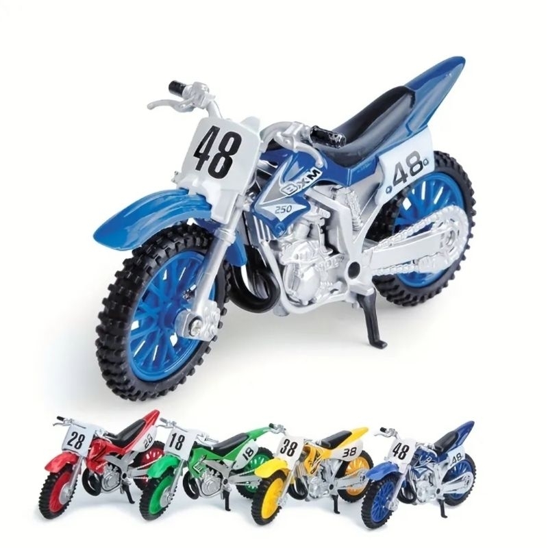Diecast Gp Racing Motorcycle - Miniature Cross Bike Motorcycle Dirt ...