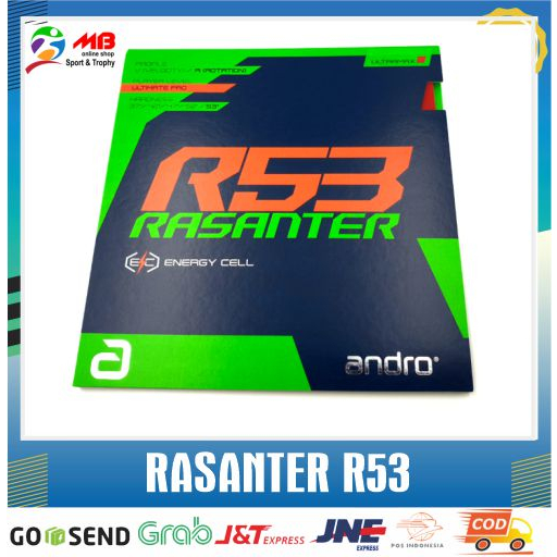 Andro Rasanter R53 ultramax rubber bat ping pong bet | Shopee Malaysia