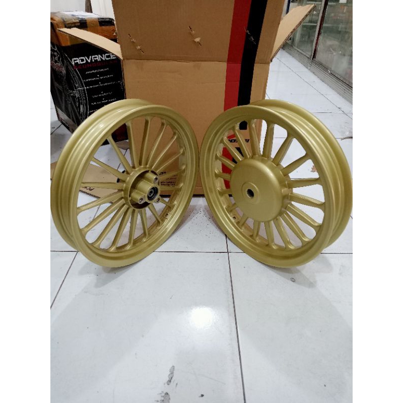 18 Cross vrossi racing Rims For Mio m3 Mio GT 125 Mio gear And Fino 125 ...