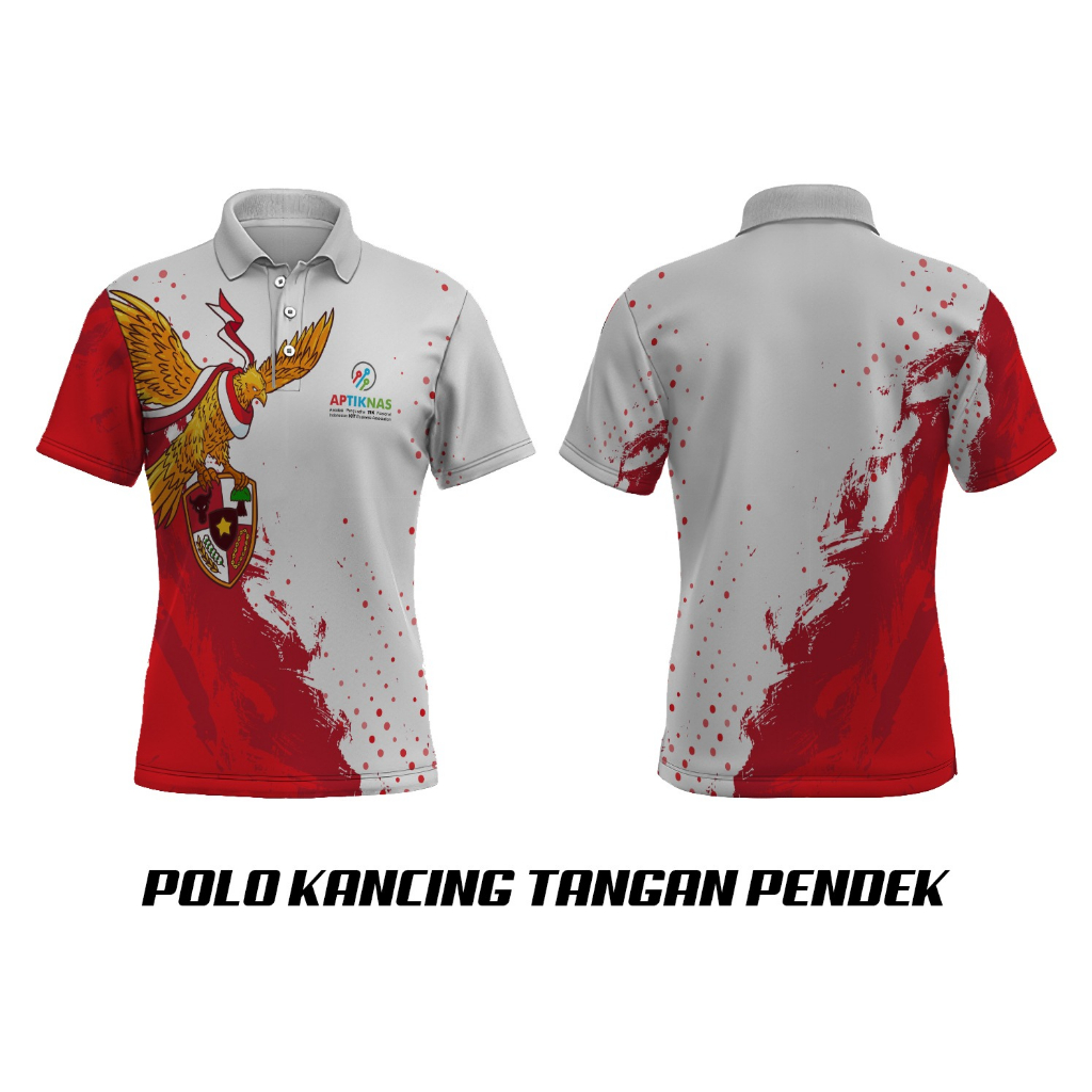 Wangki Polo Shirt HUT RI 78 Indonesian Independence Art APTIKNAS, SKU4D ...