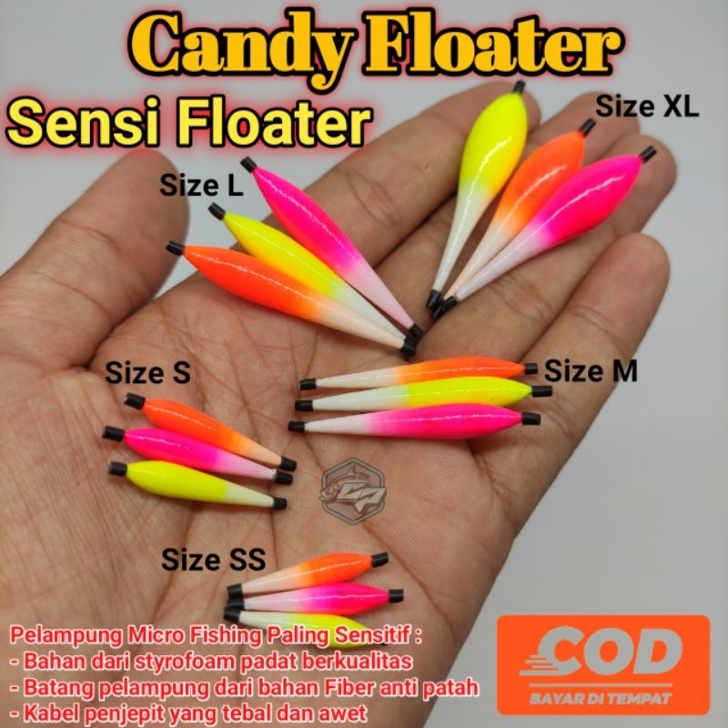 Kumbul / Buoy / Kambang / SENSI Micro FLOAT / Sensitive float / Candy ...