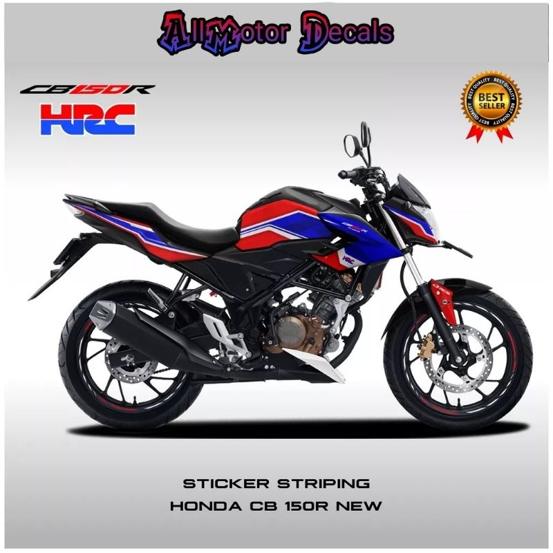 Striping HONDA CB 150R NEW V2 MOTIF HRC TREE COLOR/DECAL Sticker ...
