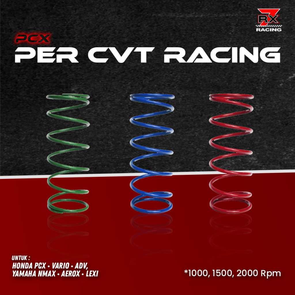 Per Cvt Pcx Vario Nmax Aerox 1000Rpm 1500Rpm 2000Rpm Rx7 Racing ...