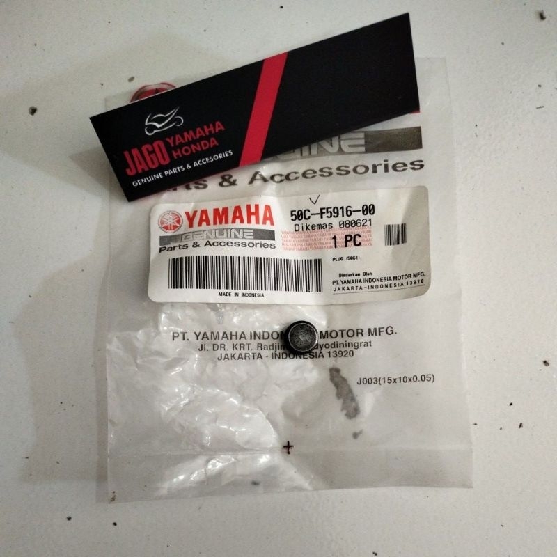 50c F5916 JUPITER MX 135, MX KING ORIGINAL YAMAHA REAR CALIPER PIG NUT ...