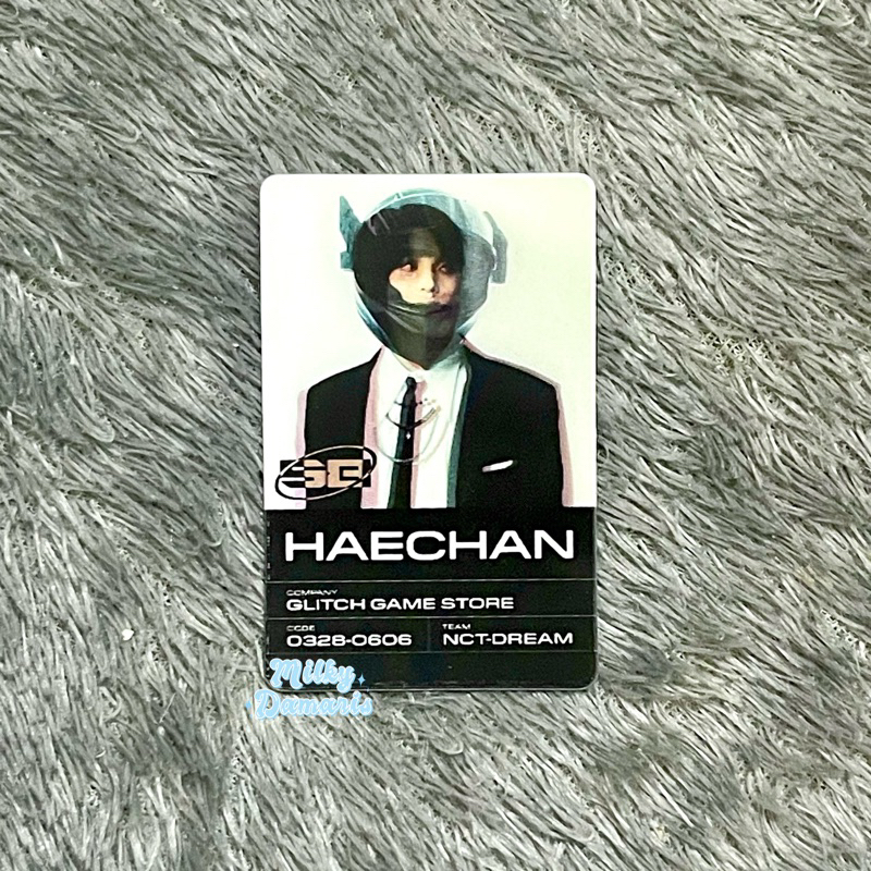 [Ready] Photocard Official NCT Dream haechan album glitch mode stratch ...