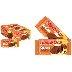 Superstar SNAPS Chocolate WAFER Biscuits Chocolate SNACK BOX Chocolate ...