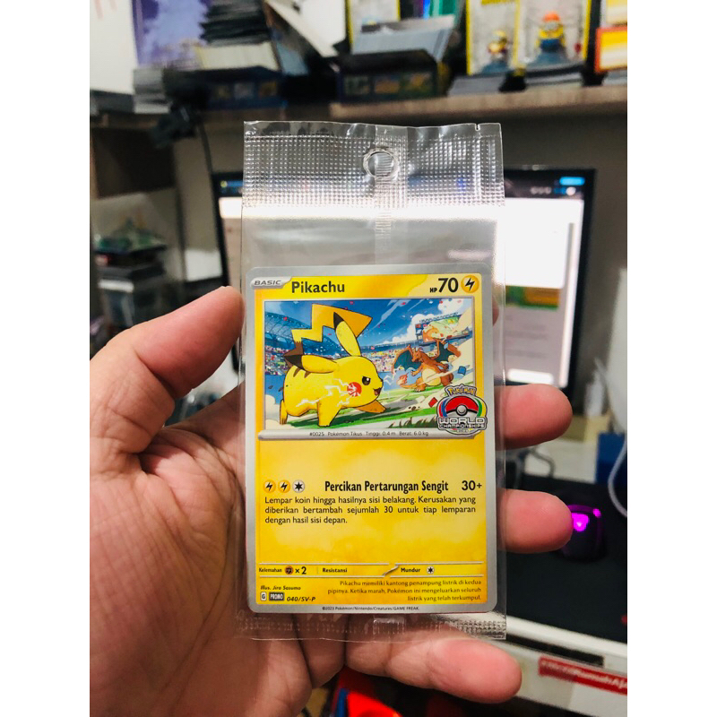 Pokemon Card TCG Pikachu WCS World Championships 2023indonesia Sealed ...