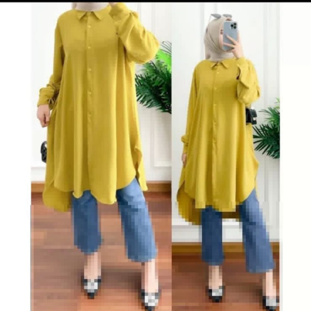 Women's Tunic With full Buttons | Alana's Latest Brocade Tunic 2024 ...