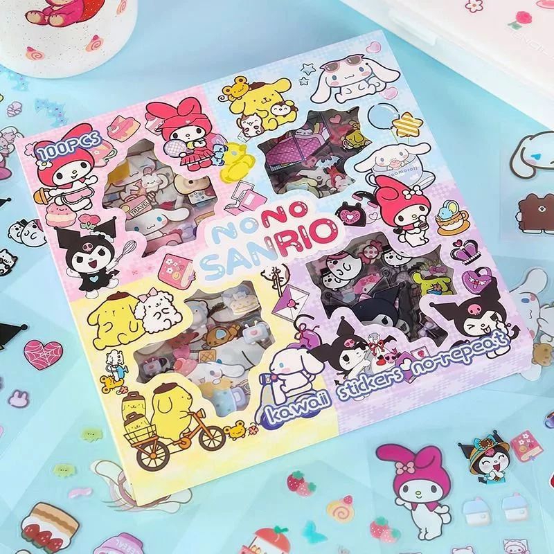 100 Sheets of Waterparoof Stickers Momo Stickers for Viral Tumblr ...