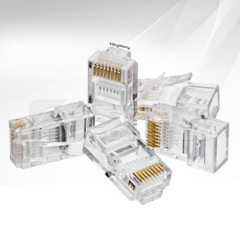 Original AMP LAN Connector RJ45 Cat5 Cat6 RJ45 Ecer | Shopee Malaysia