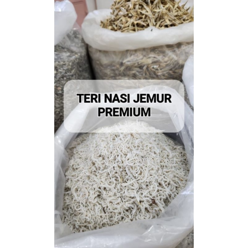 Premium dry rice anchovies 250gr and small non-salted anchovies ...
