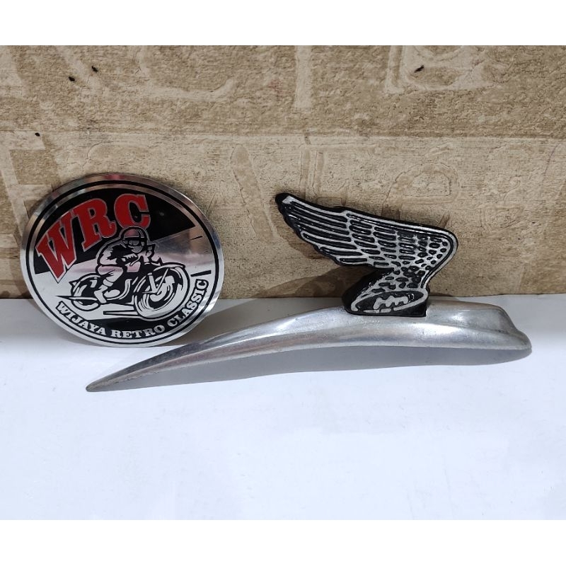 Honda C50 C70 C70 C 70 Potty Front Fender Wing Logo Emblem | Shopee ...