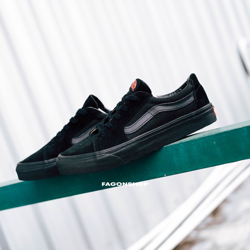 Sk8-low BLACK/BLACK CLASSIC ORIGINAL 100% | Shopee Malaysia