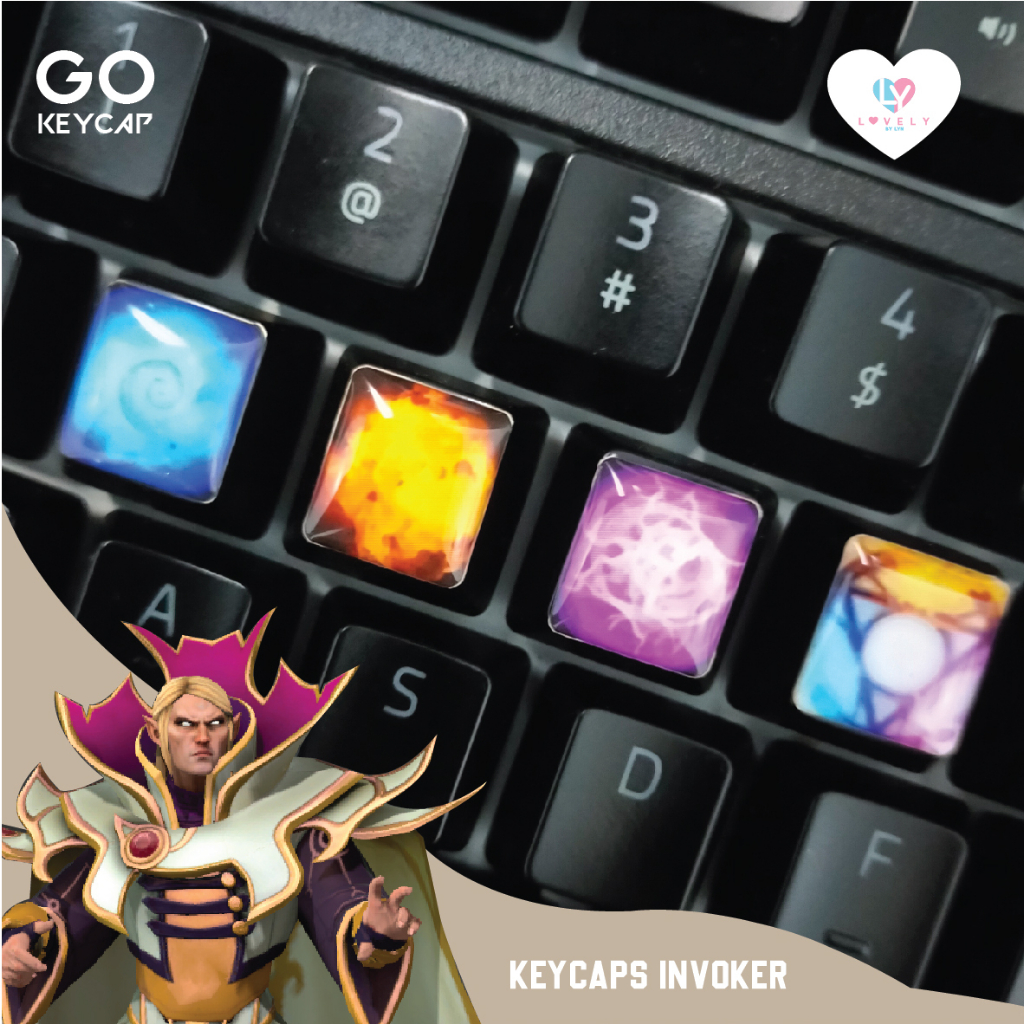 Keycaps PBT Dota 2 Invoice Ability | Go KEYCAPS | Shopee Malaysia