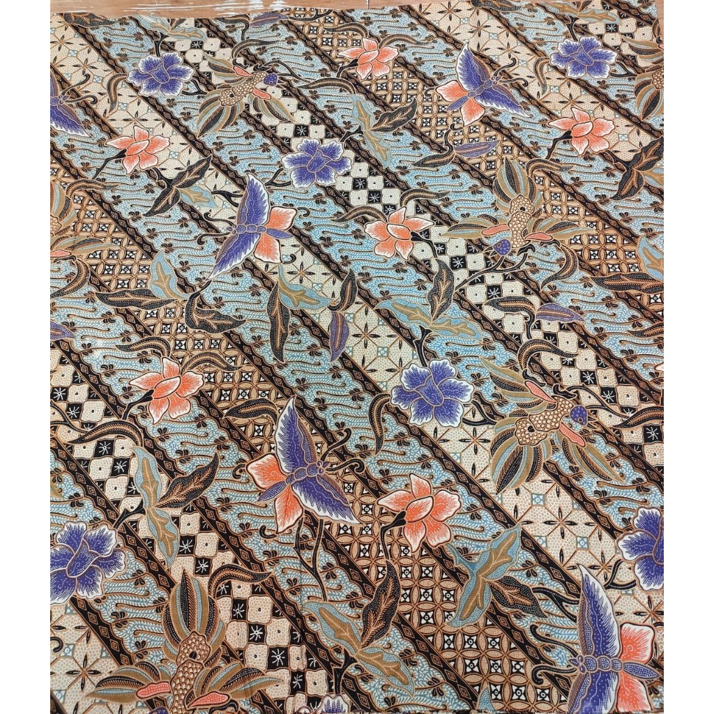 SOLO Batik Cloth (limited stock coating) alternating flowers | Shopee ...