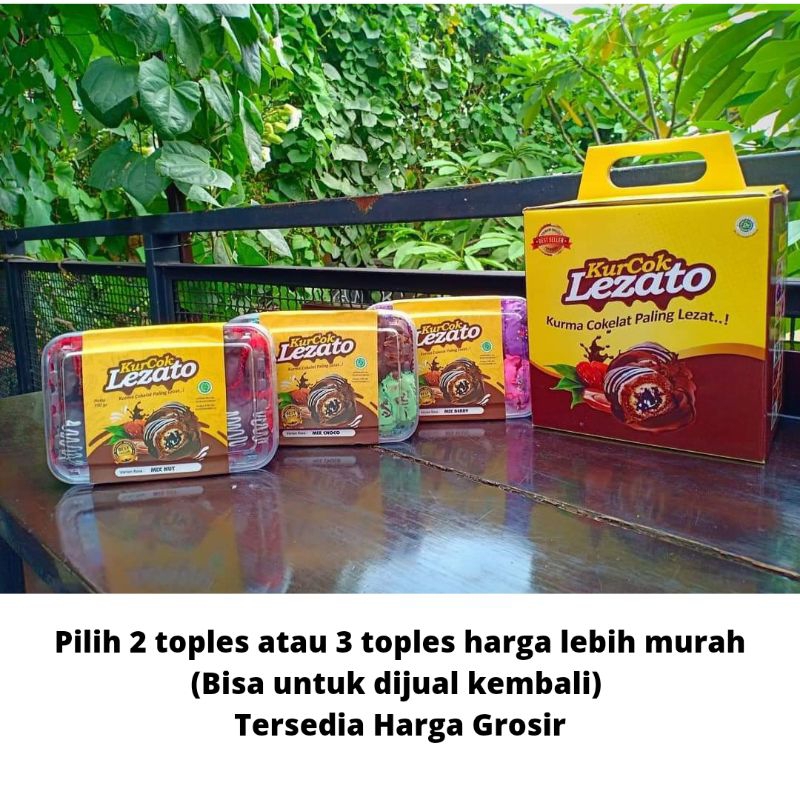 Lezato Chocolate Dates / Lezato Kurcok / Reseller Price choose 3 jars ...