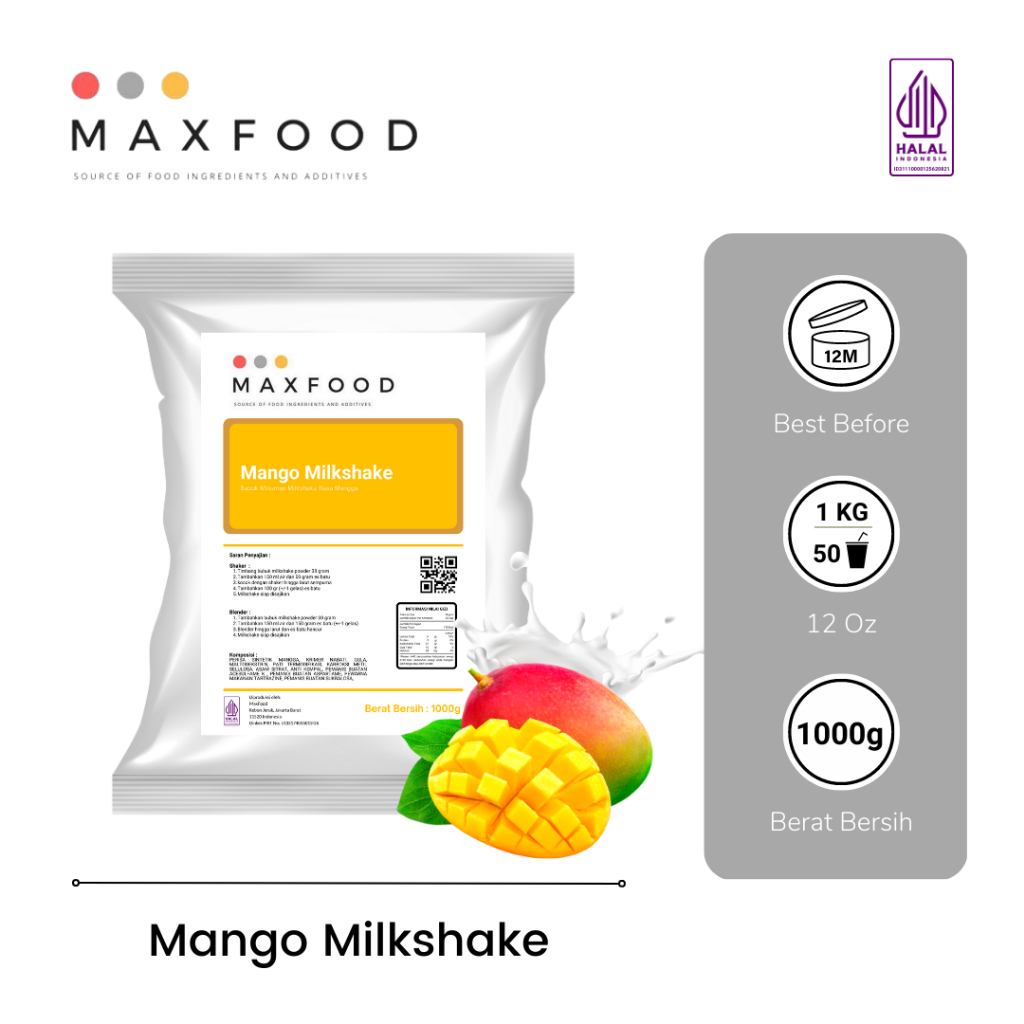 Mango Milkshake / Mango Flavored Milkshake Drink Powder / Mango ...